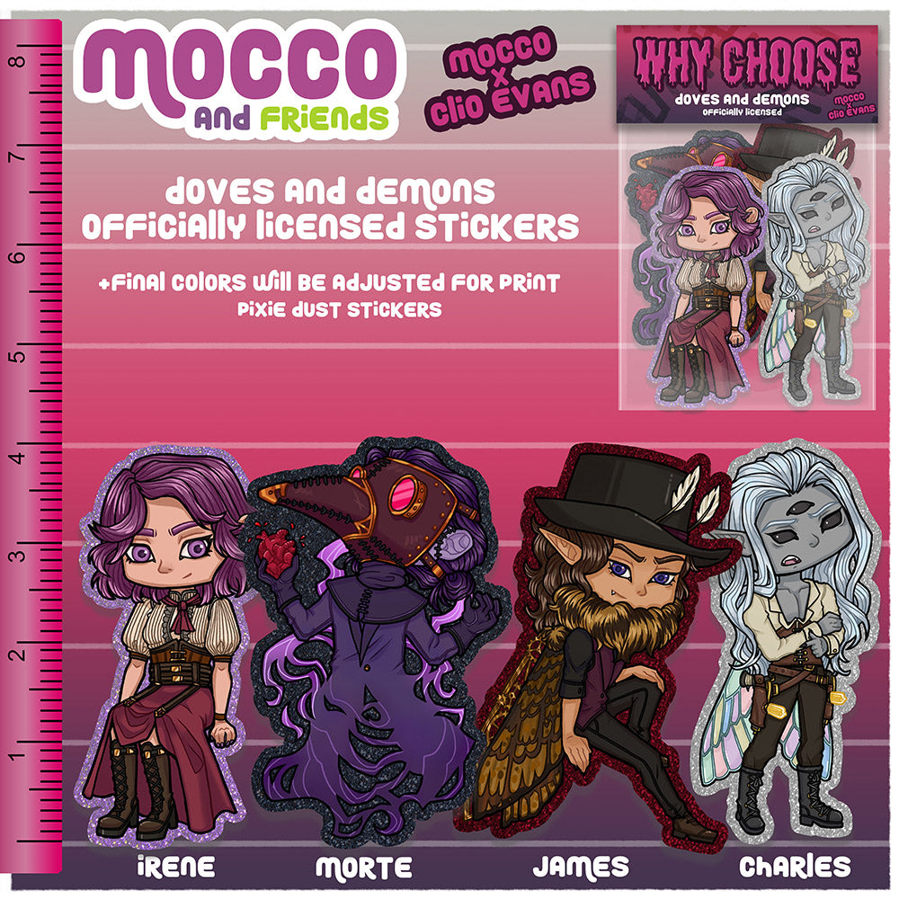 Doves and Demons - Why Choose Sticker Pack – Mocco and Friends